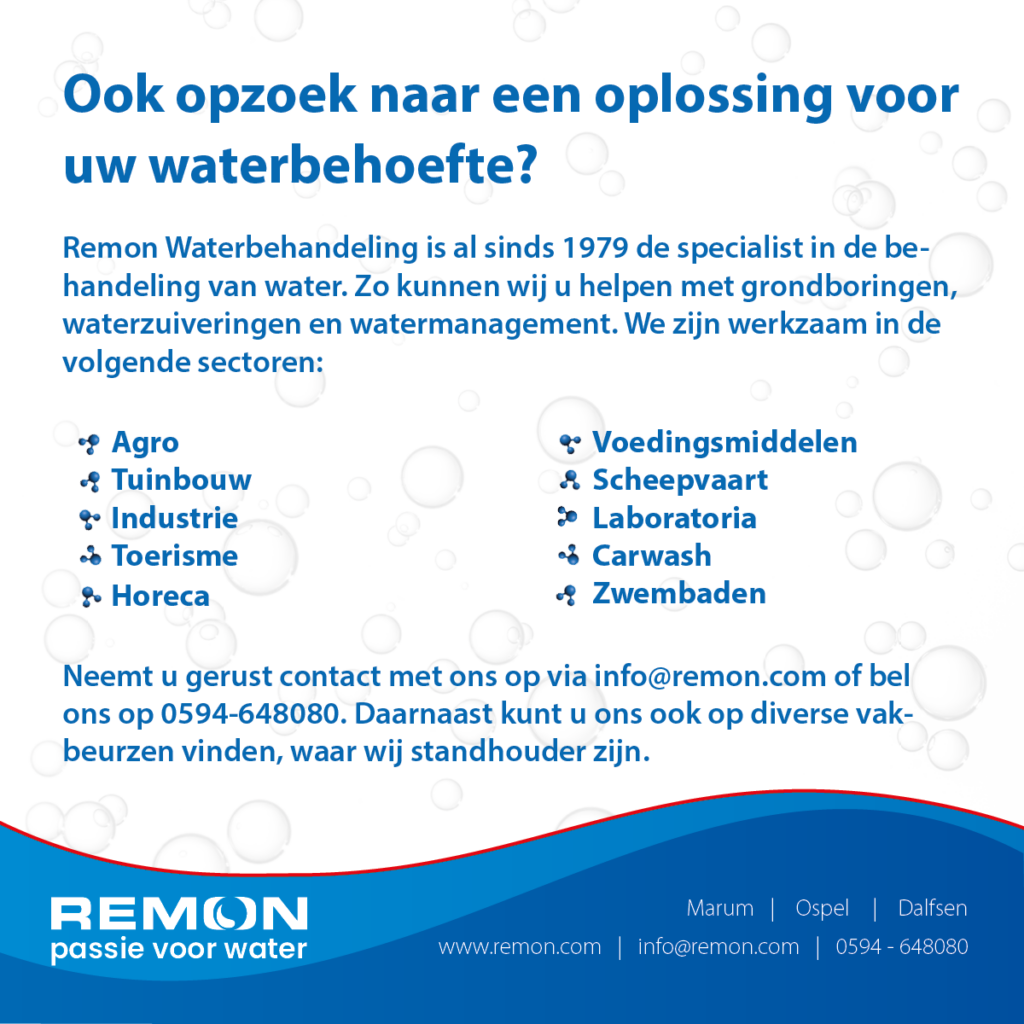 Remon installs a new purification system on Marker Wadden. - Remon ...